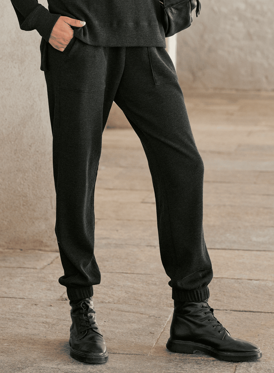 Waffle Knit Joggers – Peruvian Connection