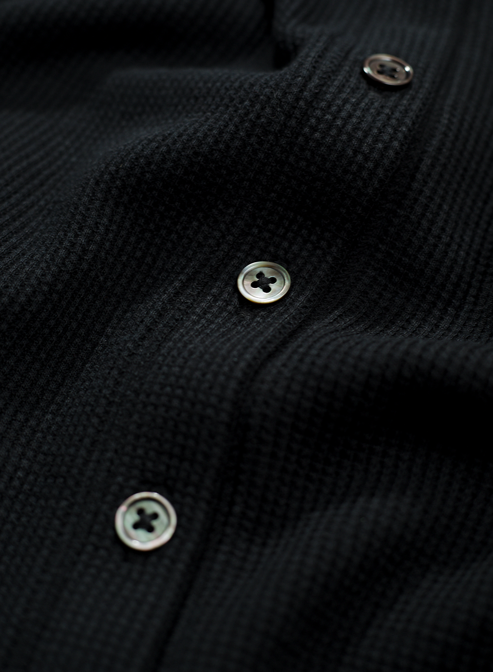 Waffle Buttoning Top – Peruvian Connection