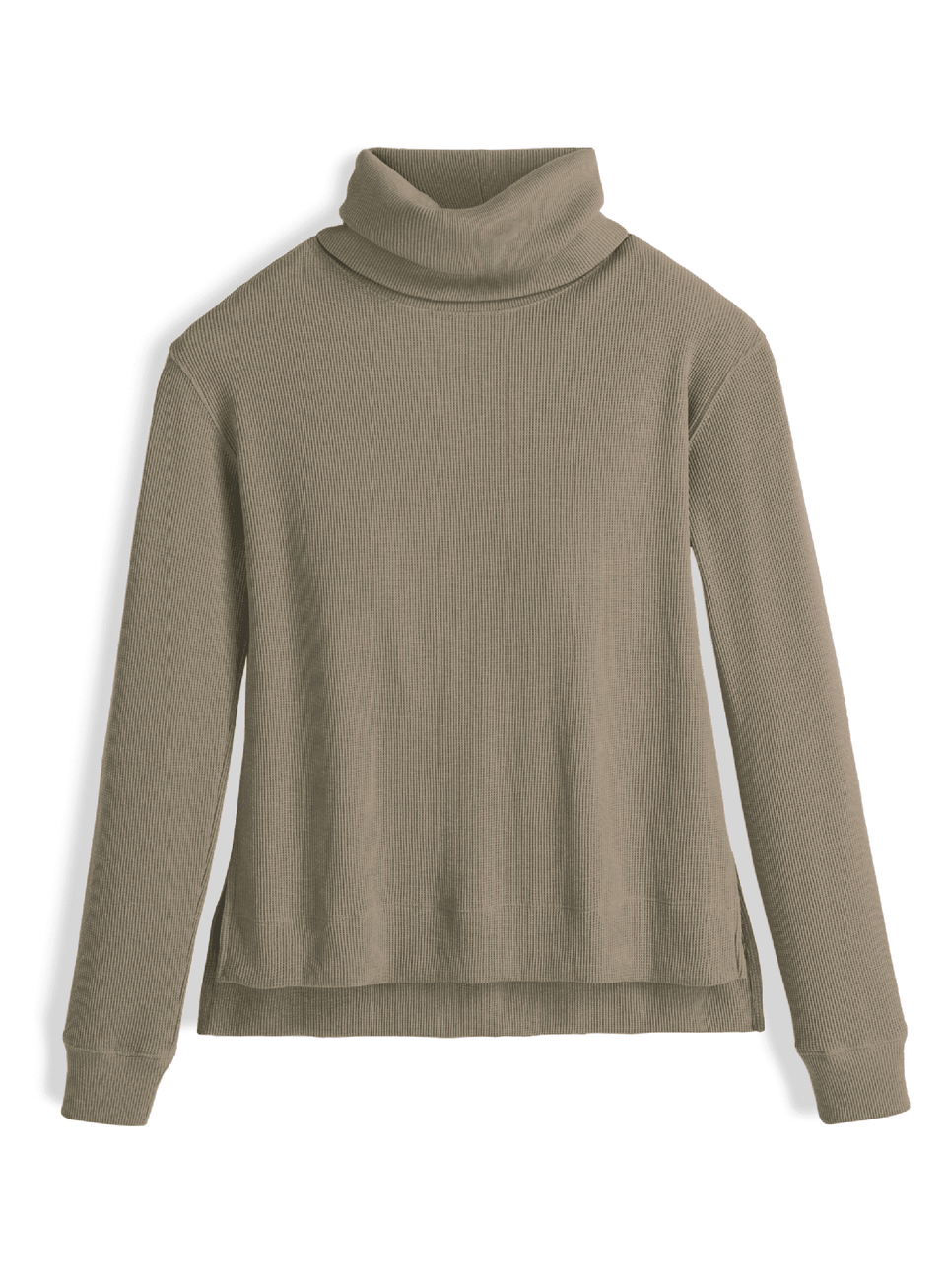 Waffle Cowl Neck Top – Peruvian Connection