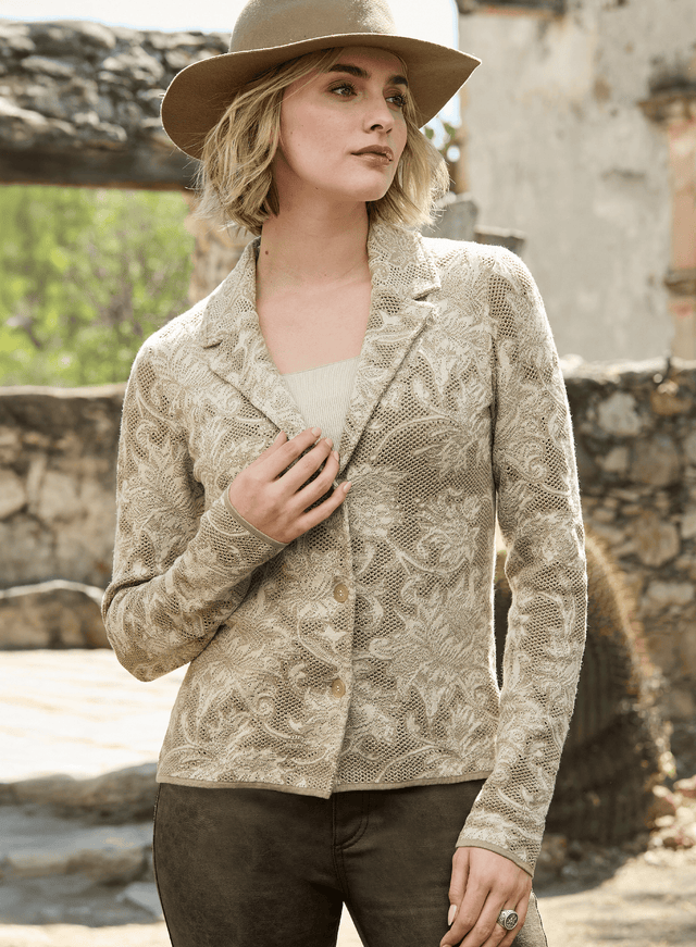 Lace Knit Jacket – Peruvian Connection