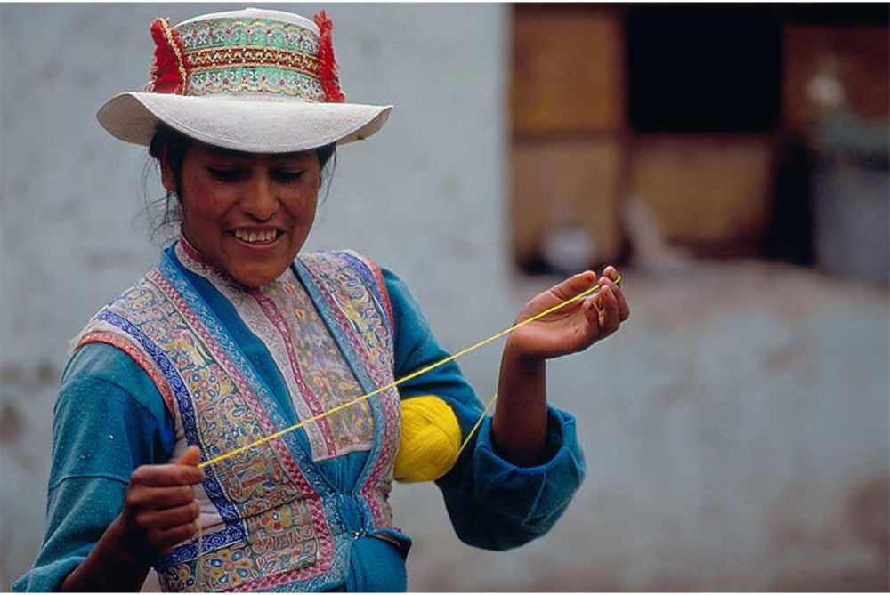 The craft of art knitting – Peruvian Connection